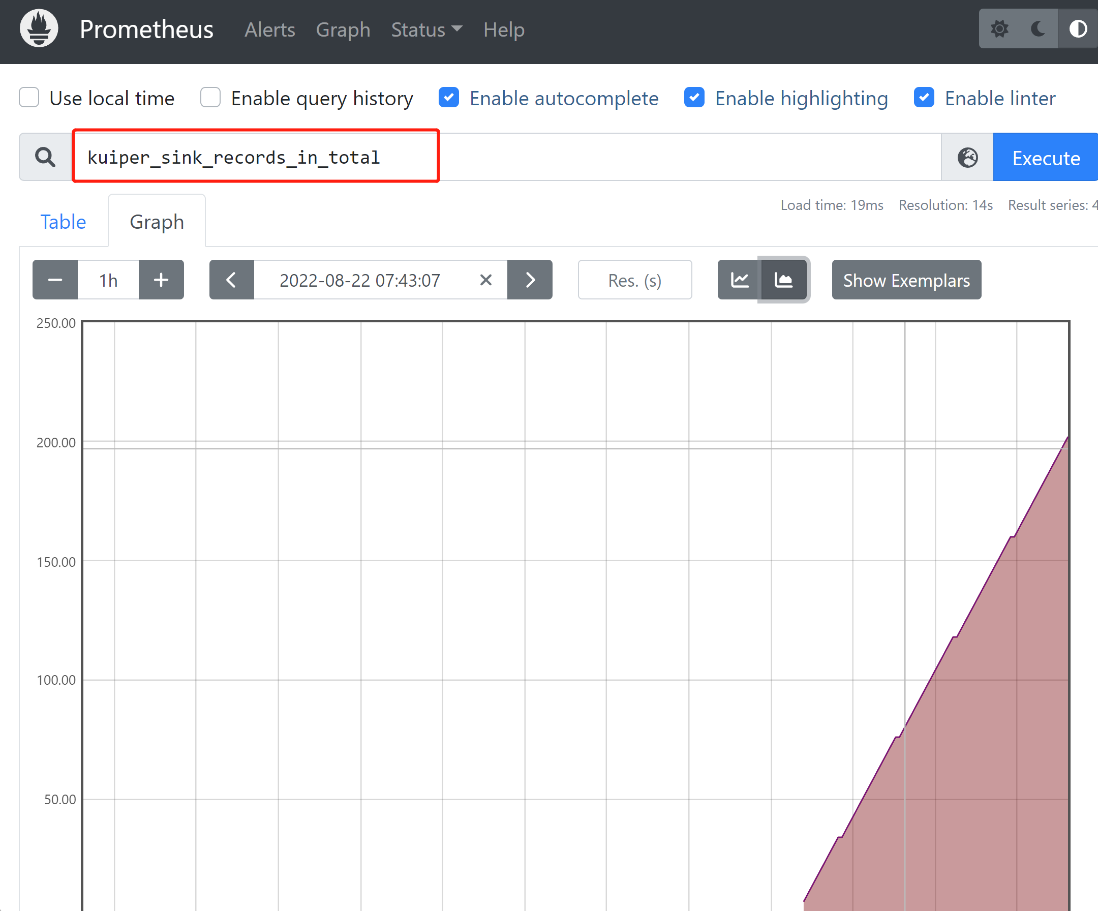 Monitor rule status with Prometheus | eKuiper Documentation
