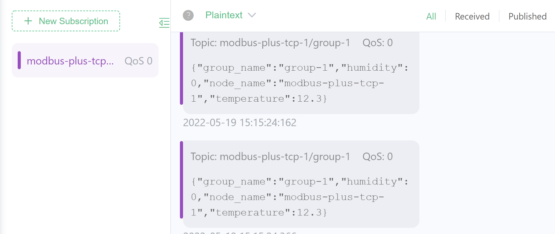 使用 eKuiper 对 Neuron 采集的数据进行流式处理 | eKuiper 文档